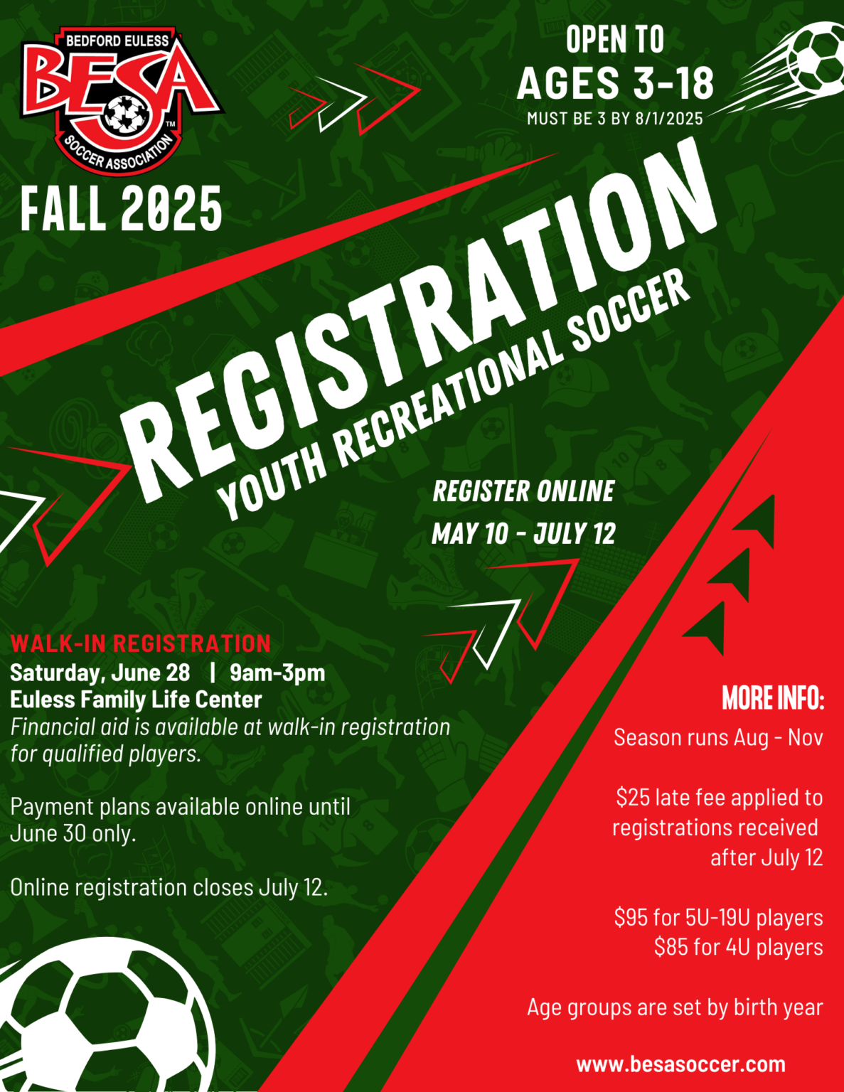 Registration – Bedford Euless Soccer Association